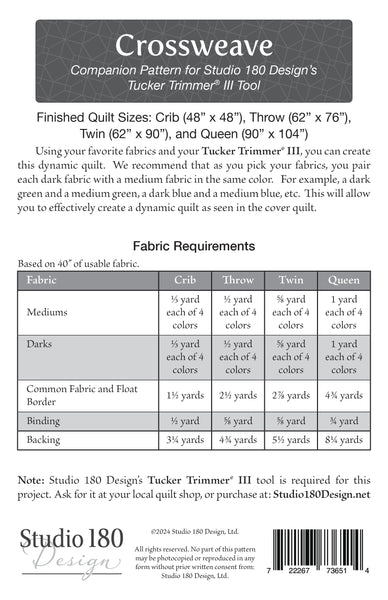 Crossweave - Deb Tucker's Studio 180 Design
