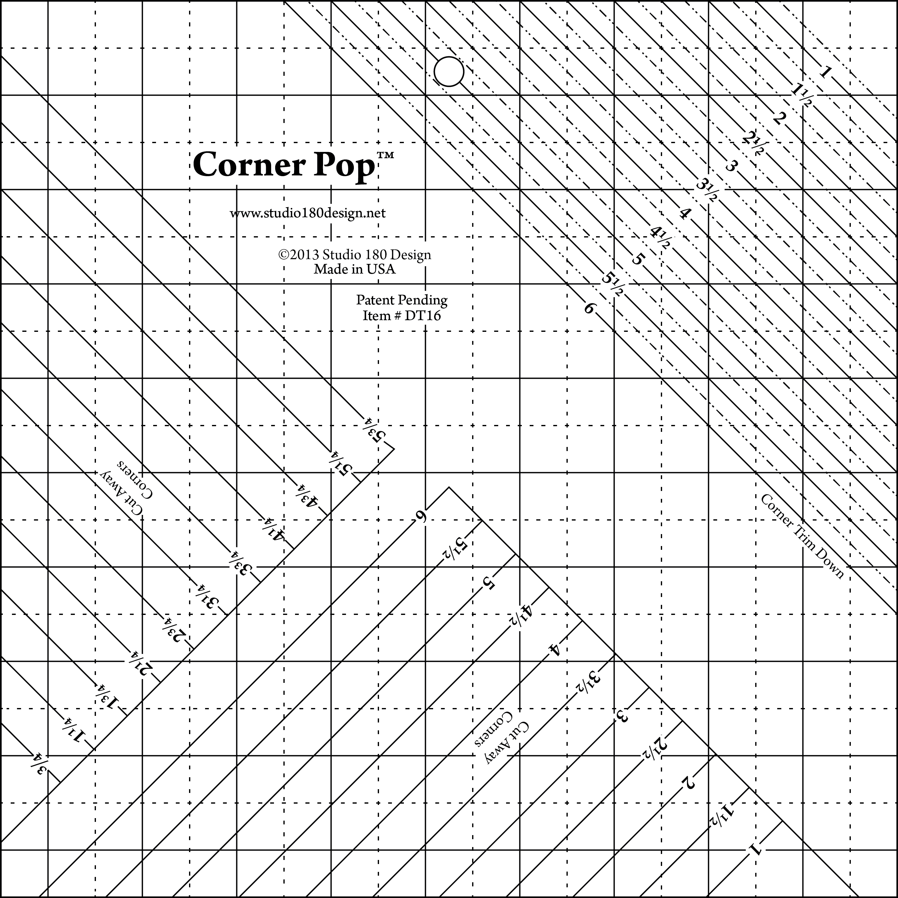 Corner Pop Quilting Template Printable Corner Pop 2 - The Hope Chest ...