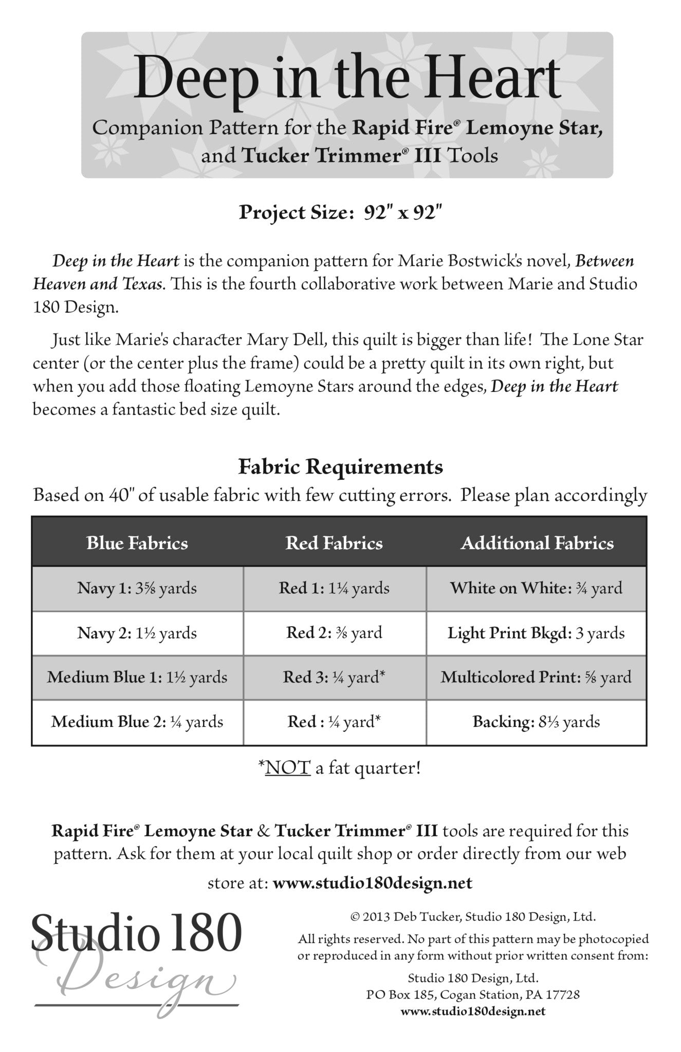 Deep in the Heart - Deb Tucker's Studio 180 Design