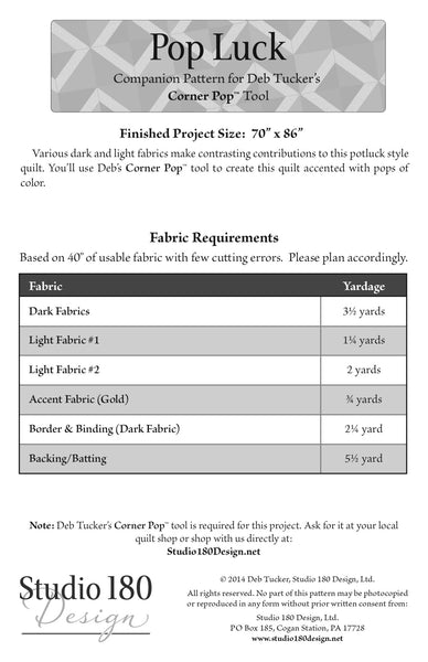Pop Luck - Deb Tucker's Studio 180 Design