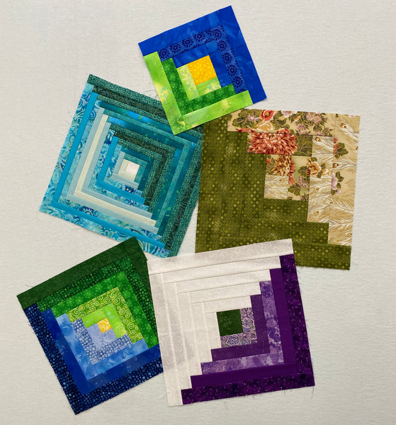 Traditional Log Cabin Technique Sheet - Deb Tucker's Studio 180 Design